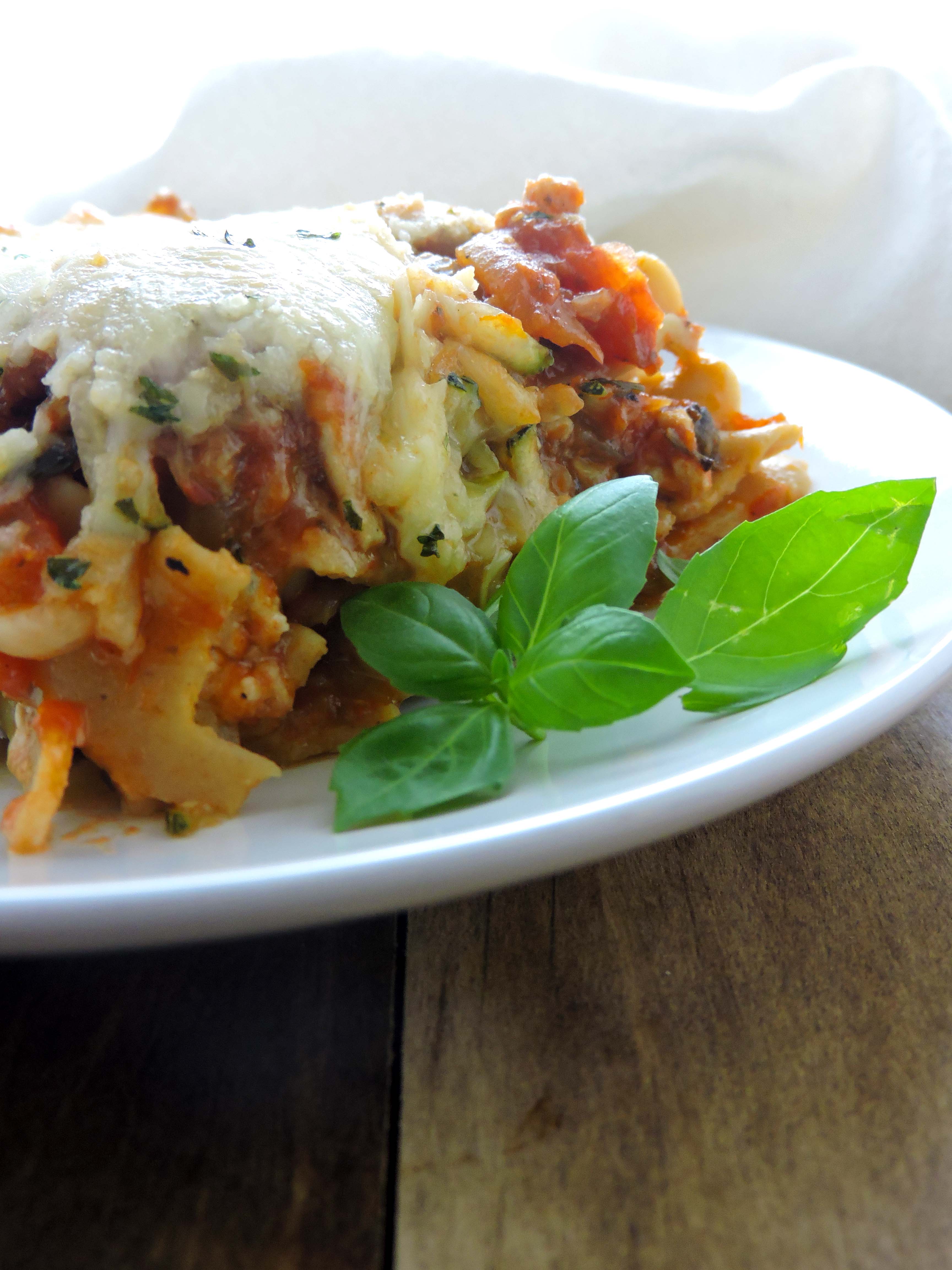 Zucchini Stuffed Lasagna - Fresh Fit Kitchen