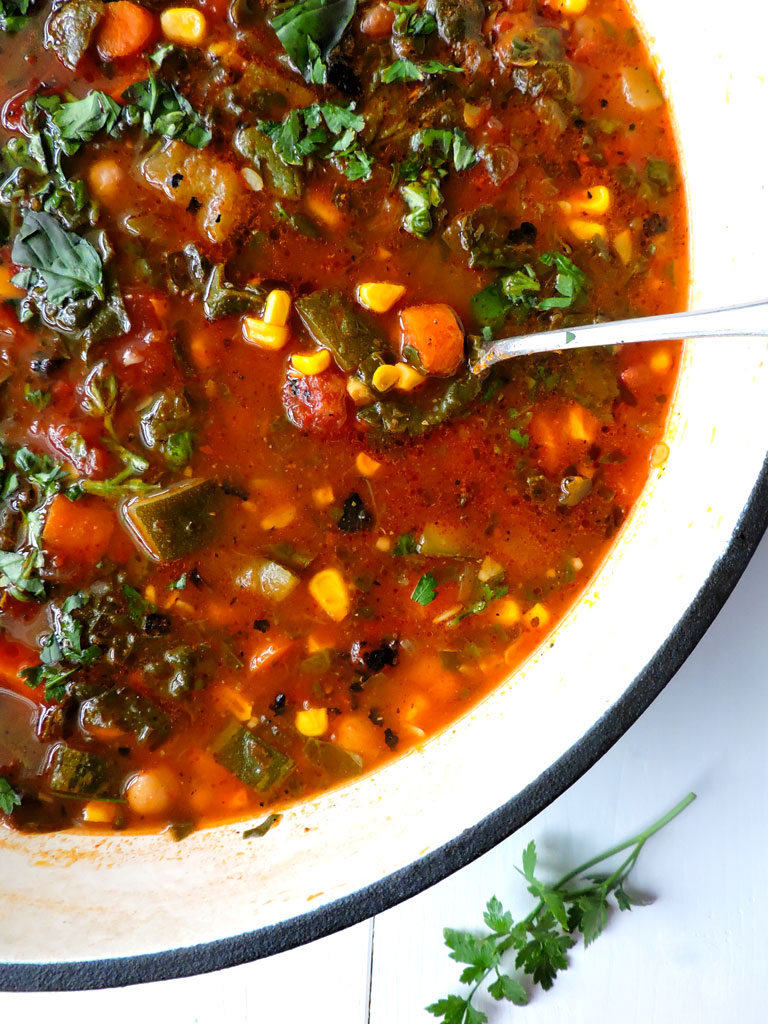 Summer Vegetable Minestrone - Fresh Fit Kitchen