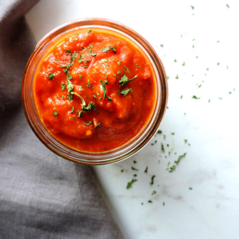 Roasted Tomato Blender Marinara (Low Carb) - Fresh Fit Kitchen