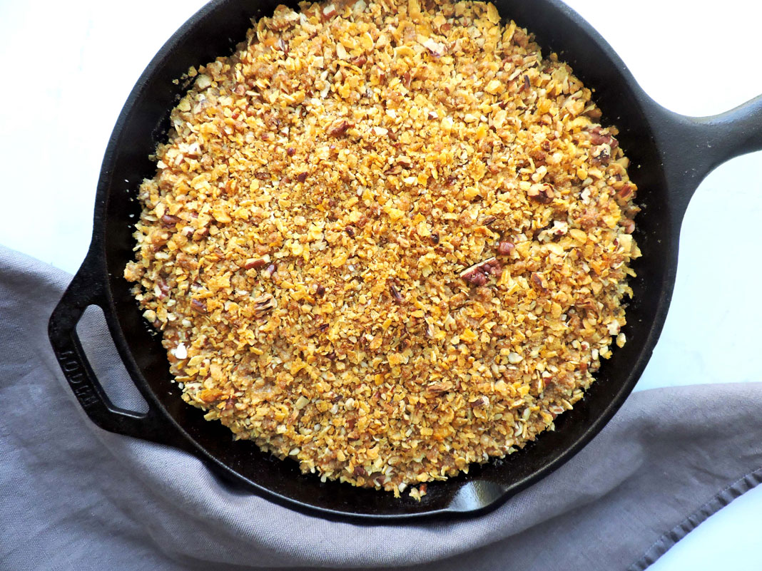 Crumble Topped Sweet Potato Casserole - Fresh Fit Kitchen