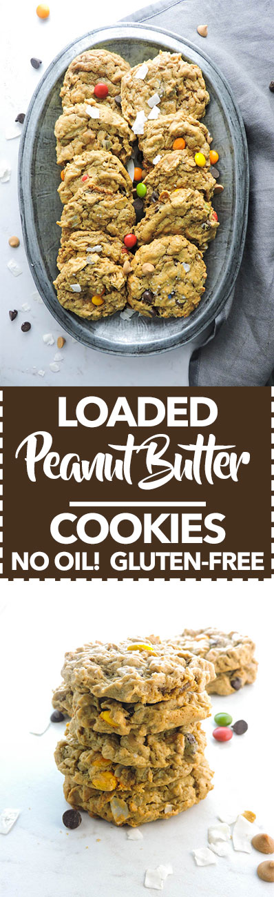 Loaded Peanut Butter Cookies - Fresh Fit Kitchen