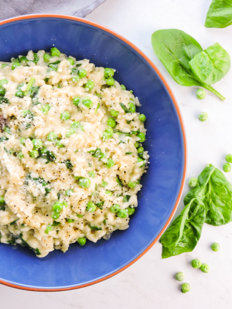 Instant Pot Spring Risotto - Fresh Fit Kitchen