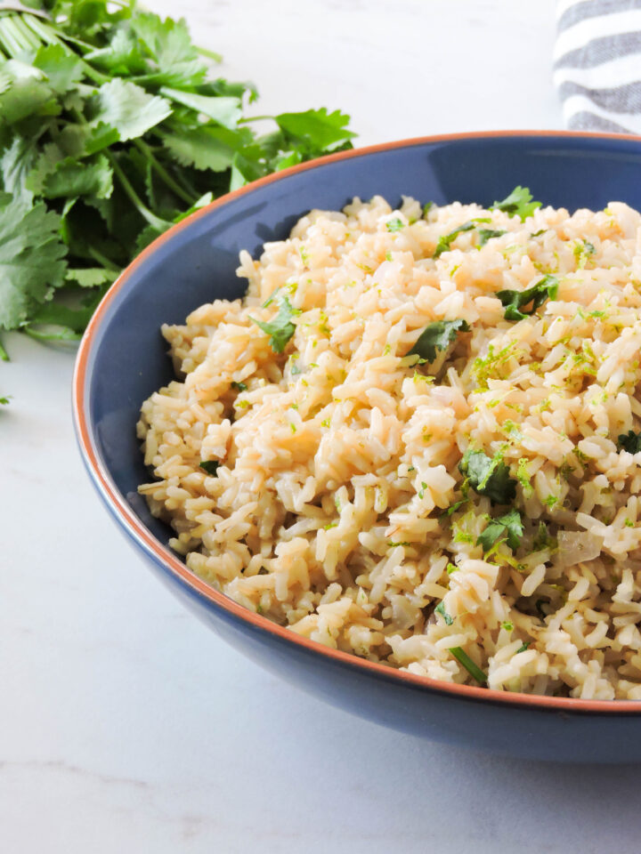 Easy Cilantro Lime Rice Recipe - Fresh Fit Kitchen