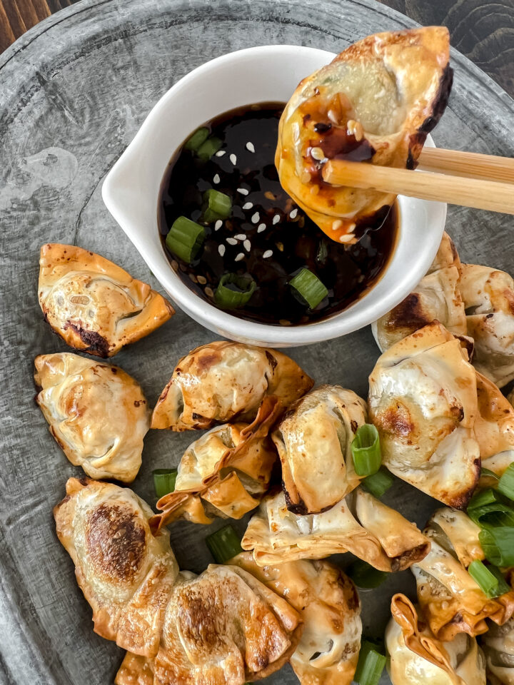 How to Make Crispy Mini Wontons in the Air Fryer - Fresh Fit Kitchen