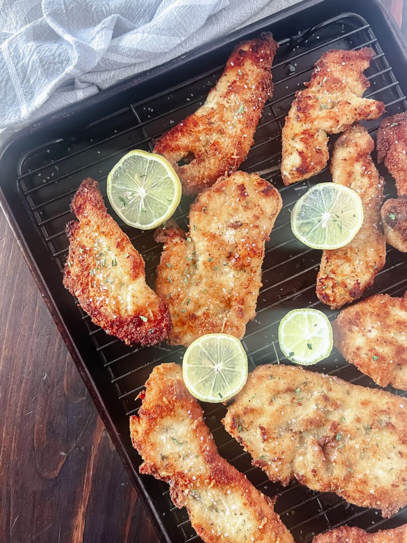 Crispy Oven Baked Italian Chicken Cutlets Recipe - Fresh Fit Kitchen
