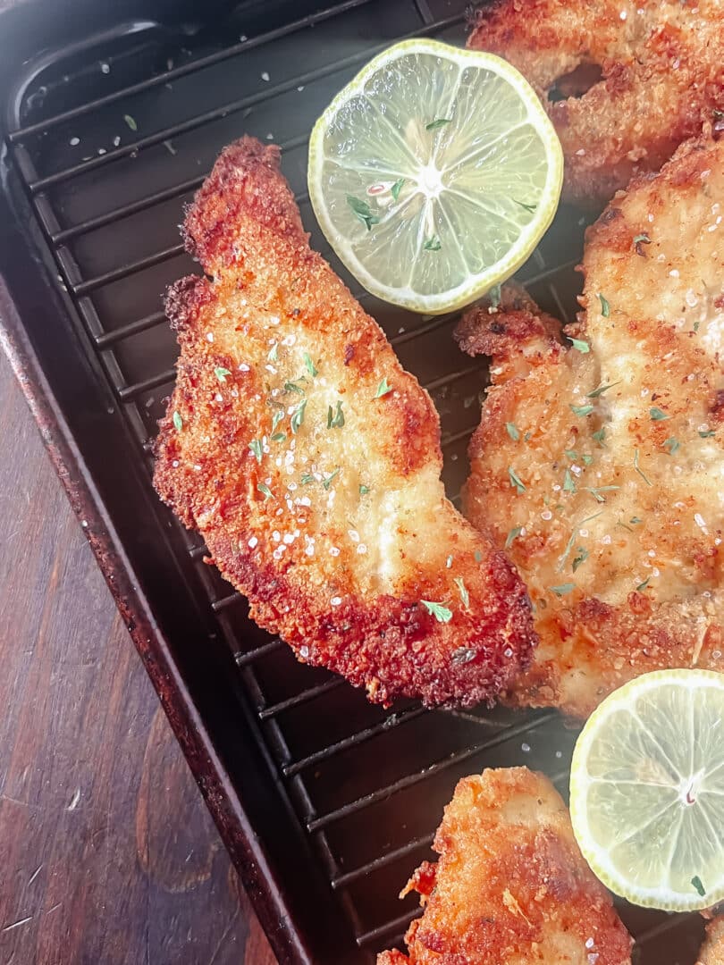 Crispy Oven Baked Italian Chicken Cutlets Recipe - Fresh Fit Kitchen